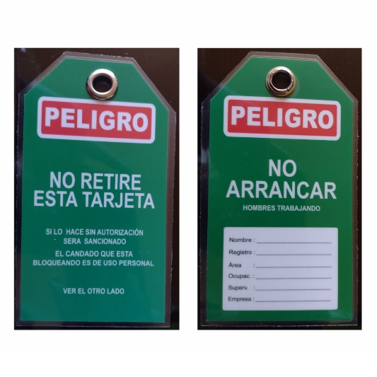 TARJETA (NO RETIRE ESTA TARJETA) | Discomin Productos de Seguridad ...